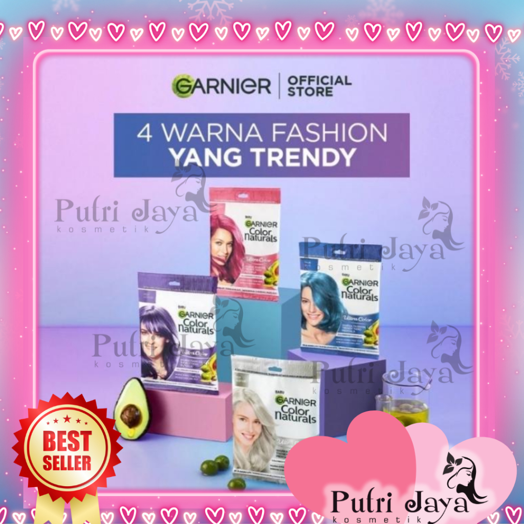 Jual [SACHET 30ML] GARNIER COLOR Semir PASTEL | Semir Rambut | ASH ...