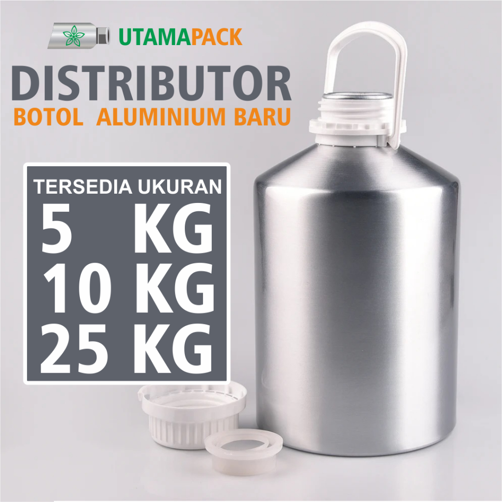 Jual Botol Jerigen Alumunium / Aluminium jerrycan bibit parfum ...