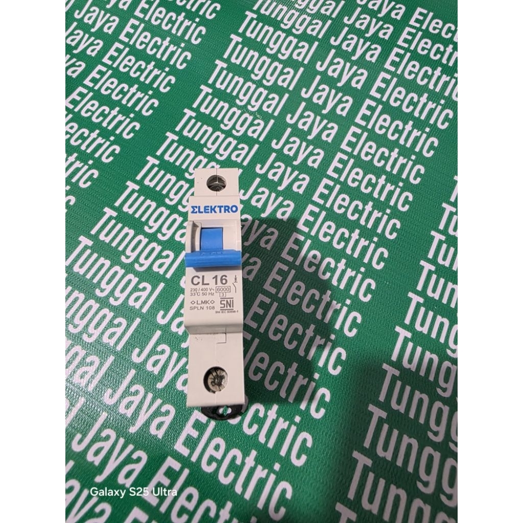 Jual MCB PLN Biru 16A 1Phase ELEKTRO | Shopee Indonesia