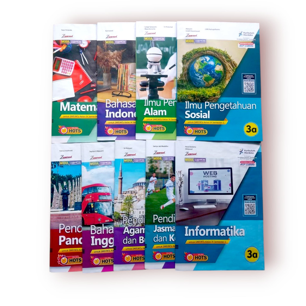 Jual LKS SMP MTS ZAMRUD KELAS 9 SEMESTER 1 TAHUN AJARAN 2025-2026 KURIKULUM MERDEKA IPA IPS ...