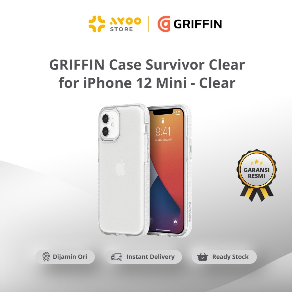 Jual GRIFFIN Case Survivor Clear for 12 Mini - Clear [GIP-049-CLR ...
