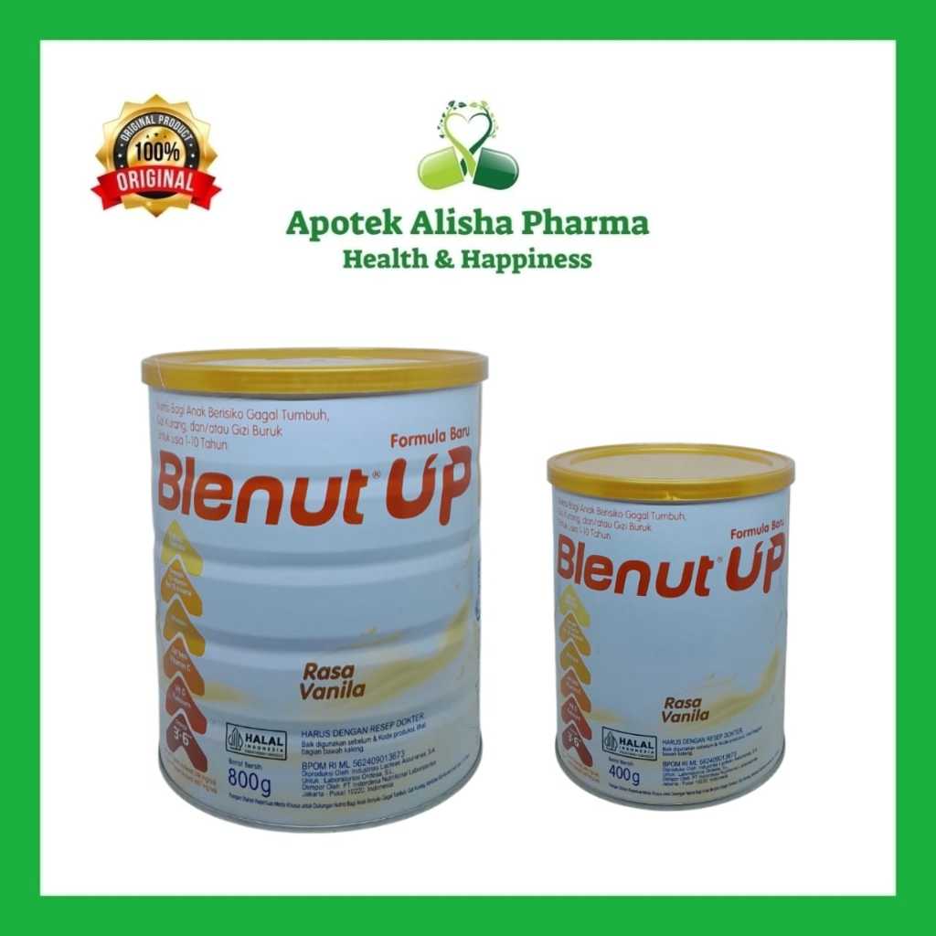 Jual Blenut Up Vanila 800gr dan 400gr Susu Untuk Menaikan Berat Badan ...