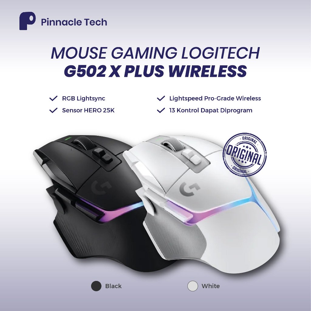 Jual Logitech G502 X Plus Wireless LIGHTFORCE RGB - Mouse Gaming Terbaik untuk Profesional ...