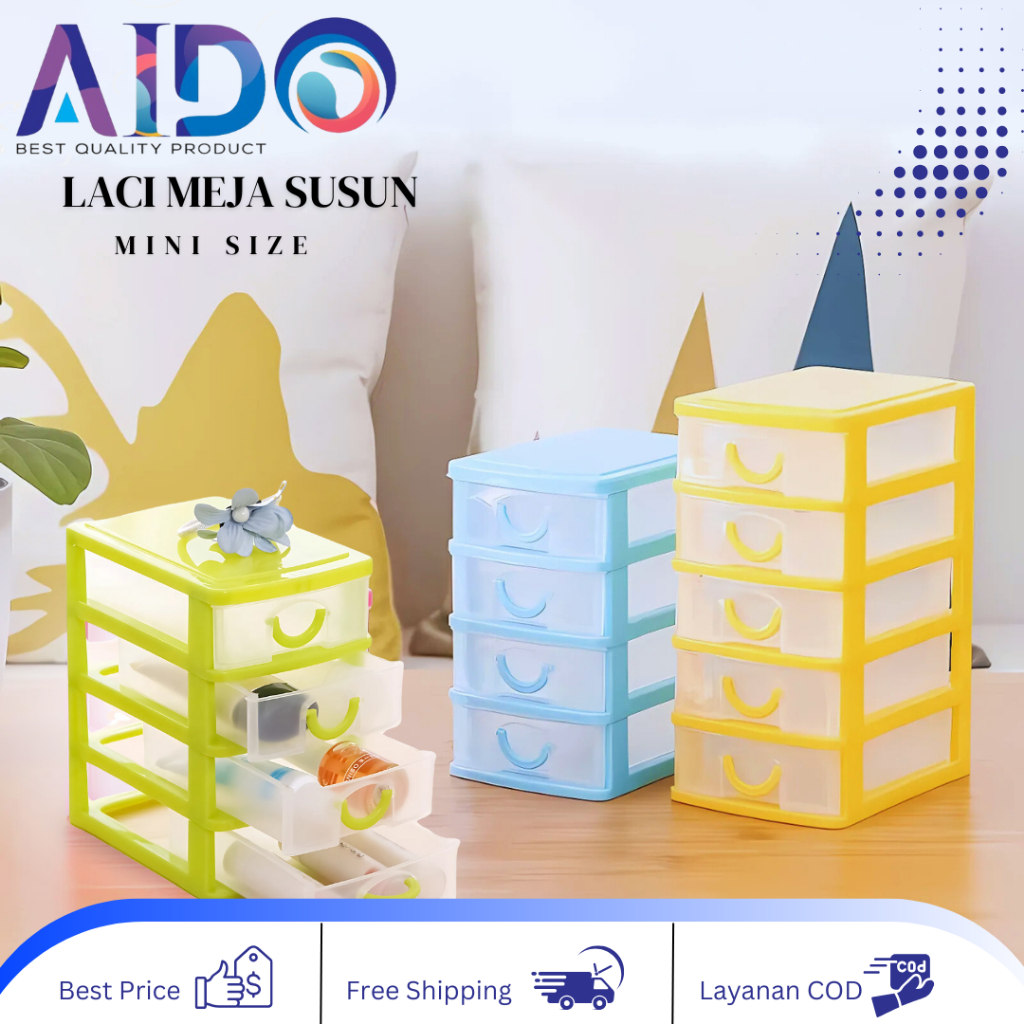 Jual Laci Susun 3 Atau 4 Kecil / Laci Mini / Mini Container / Laci ...