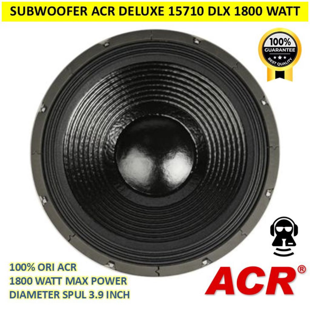 Jual Speaker Subwoofer 15 in ACR DELUXE 15710 DLX SILVER 15 inch Lapangan Outdoor | Shopee Indonesia