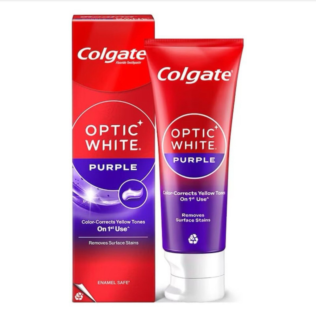 Jual Colgate Optic White Whitening Toothpaste Purple 100g - Pasta Gigi ...