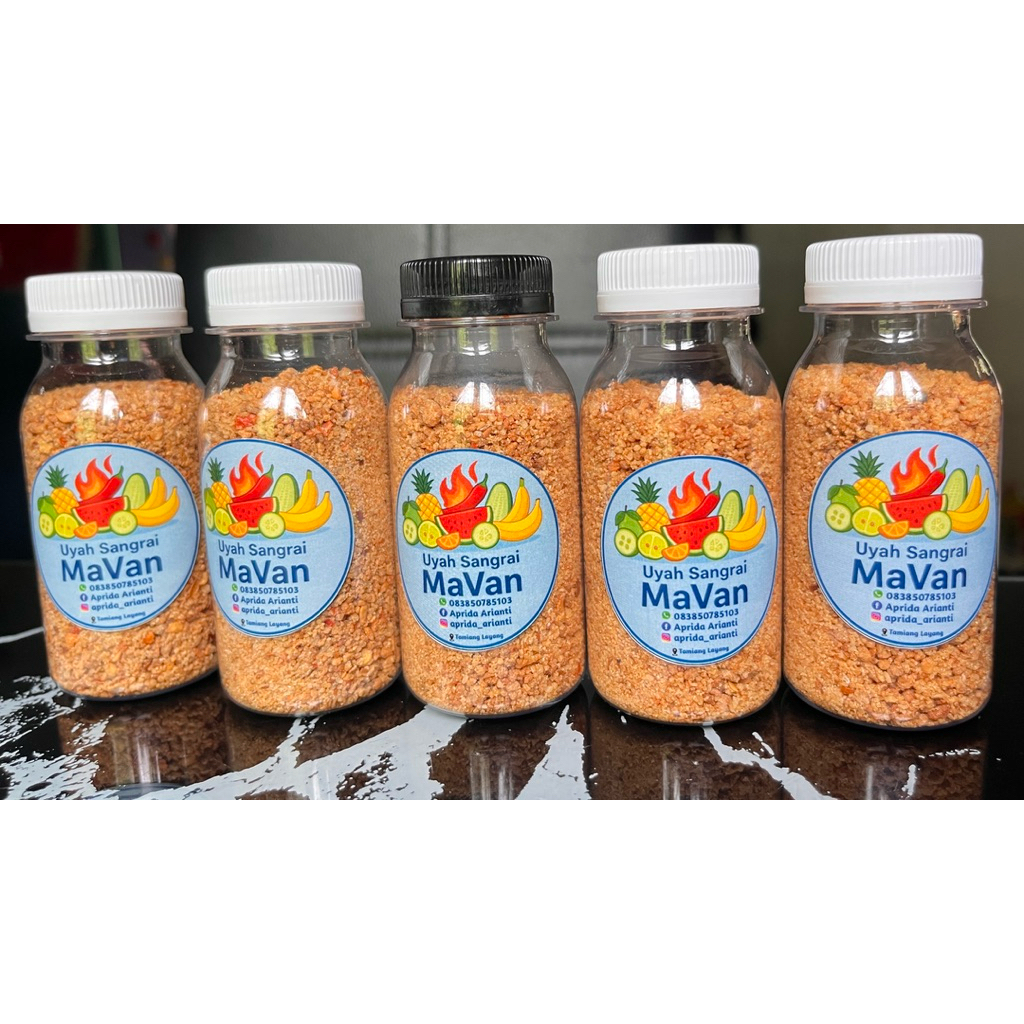 Jual uyah/garam sangrai MaVan khas kalimantan ( uyah pencok endull ...
