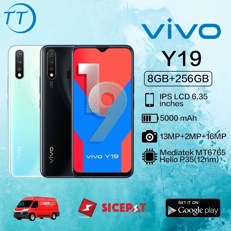 Jual Paket Usaha 5 Pcs VIVO Y19 Android Handphone RAM 8GB/256GB Layar 6 ...