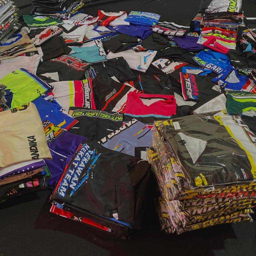 Jual Jersey Racing Promo Cuci Gudang Full Printing Bisa Pilih Ukuran ...