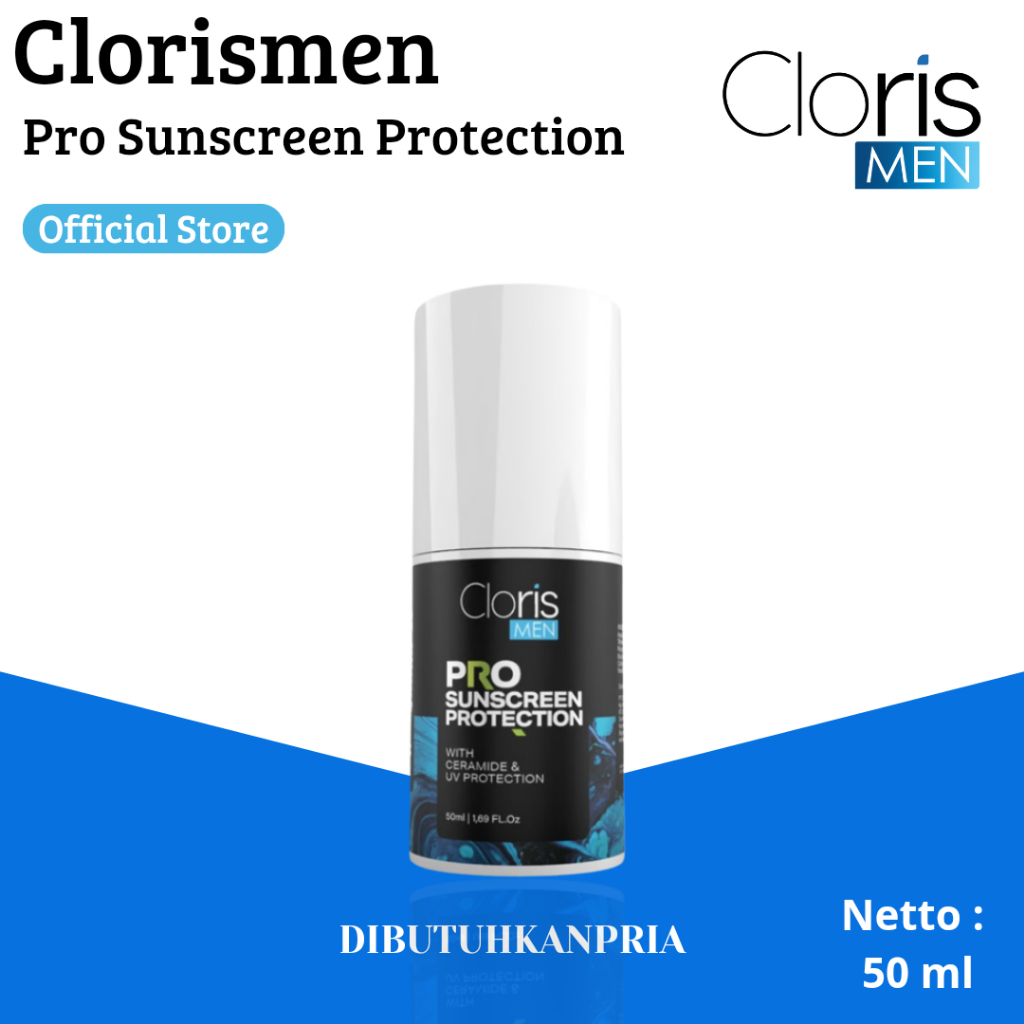 Jual Clorismen Sunscreen Protection Spf 50 Cloris Men Sun Screen Wajah Pria Cowok | Shopee Indonesia