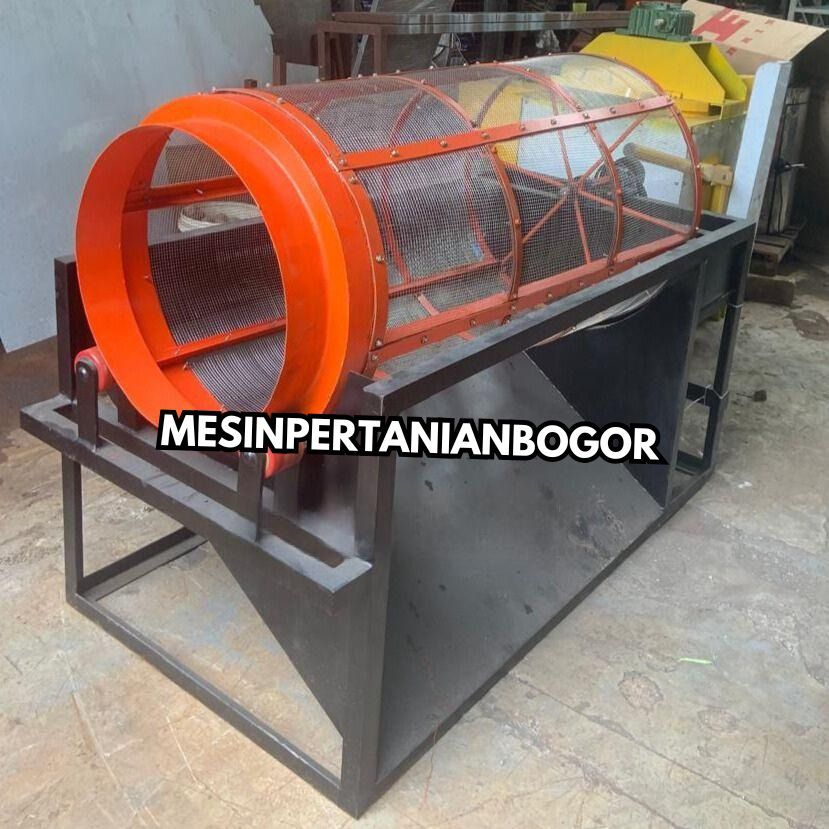 Jual Mesin Pengayak Kompos Rotary - Mesin Ayakan Cocopeat/Pasir ...