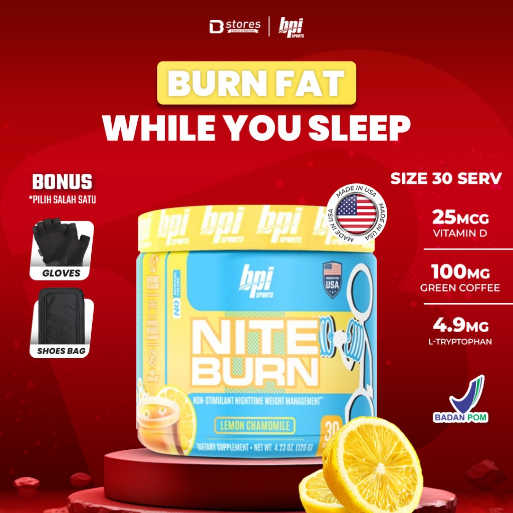 Jual BPI Sports Nite Burn 30 Servings Non Stimulant Fat Burner Bstores ...