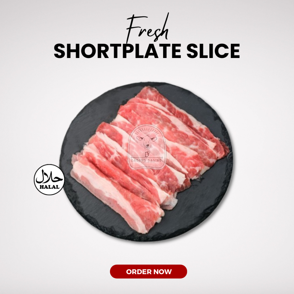Jual AUS Shortplate Beef Slice / Daging Sapi Slice Fresh Halal 500gr ...