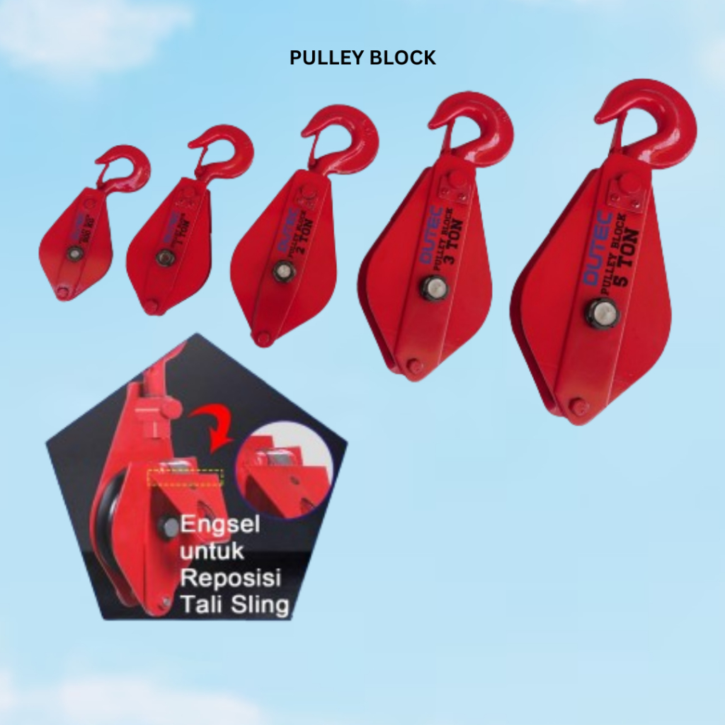 Jual Dutec - Pulley Block/ Katrol Kapal/ Pulley Block Kepala Kereta #1 ...