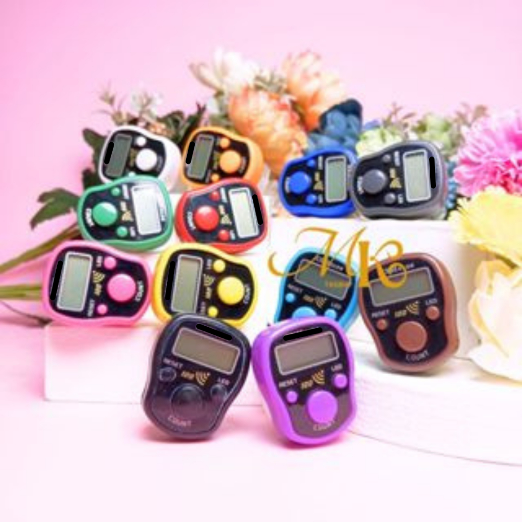 Jual [MK TASBIH] Tasbih Digital Tally Counter LED & LED + ALARM Kotak ...