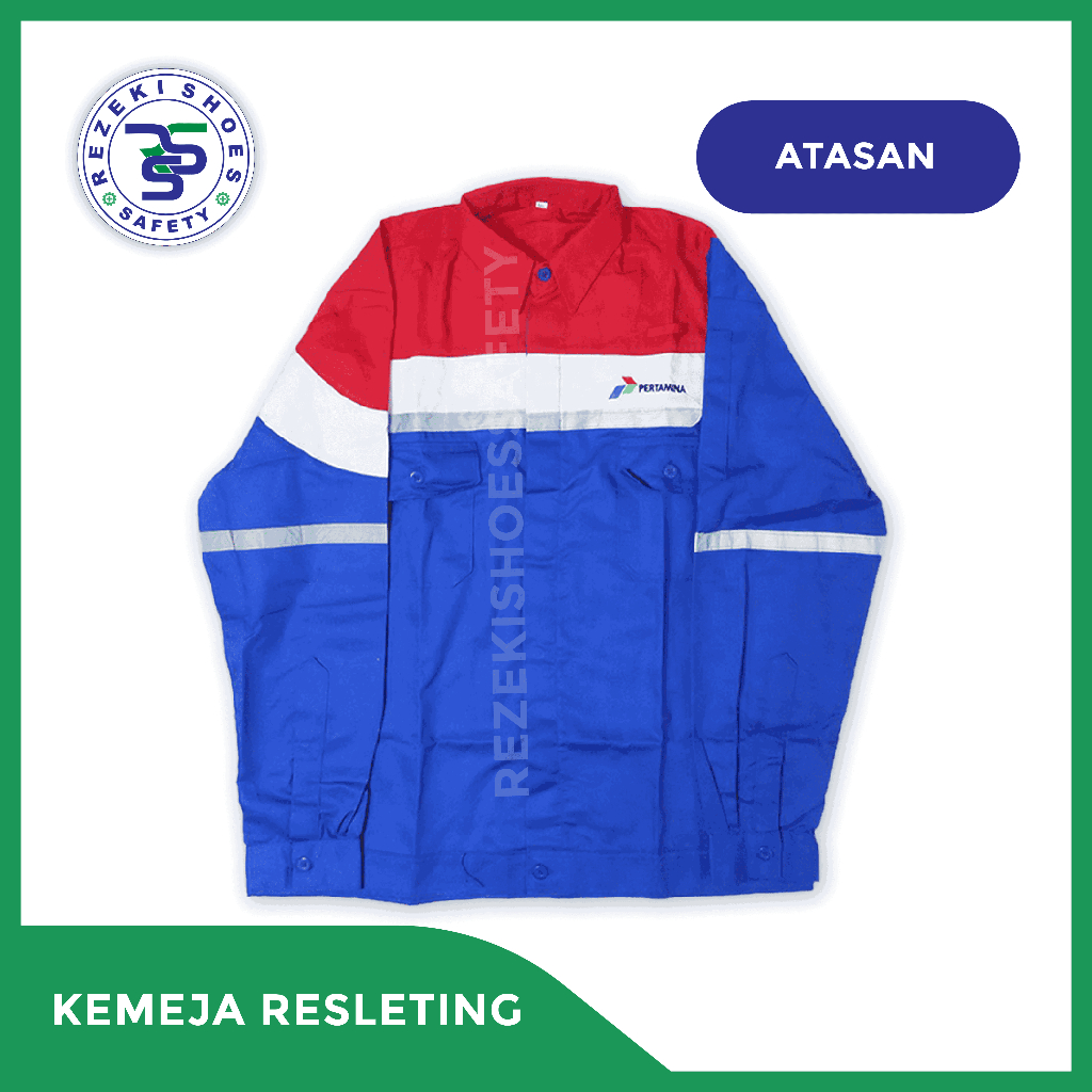 Jual Setelan Baju Celana Kerja Wearpack Pertamina / Two piece Coverall ...