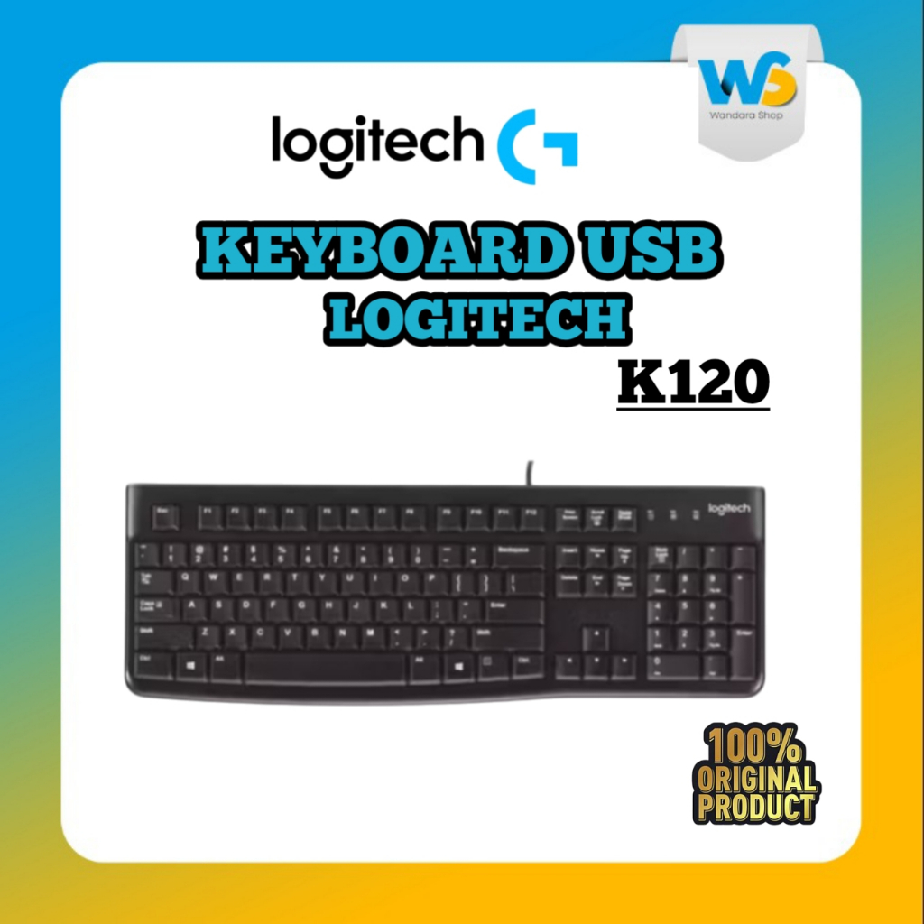 Jual KEYBOARD USB LOGITECH K120 ORIGINAL | Shopee Indonesia
