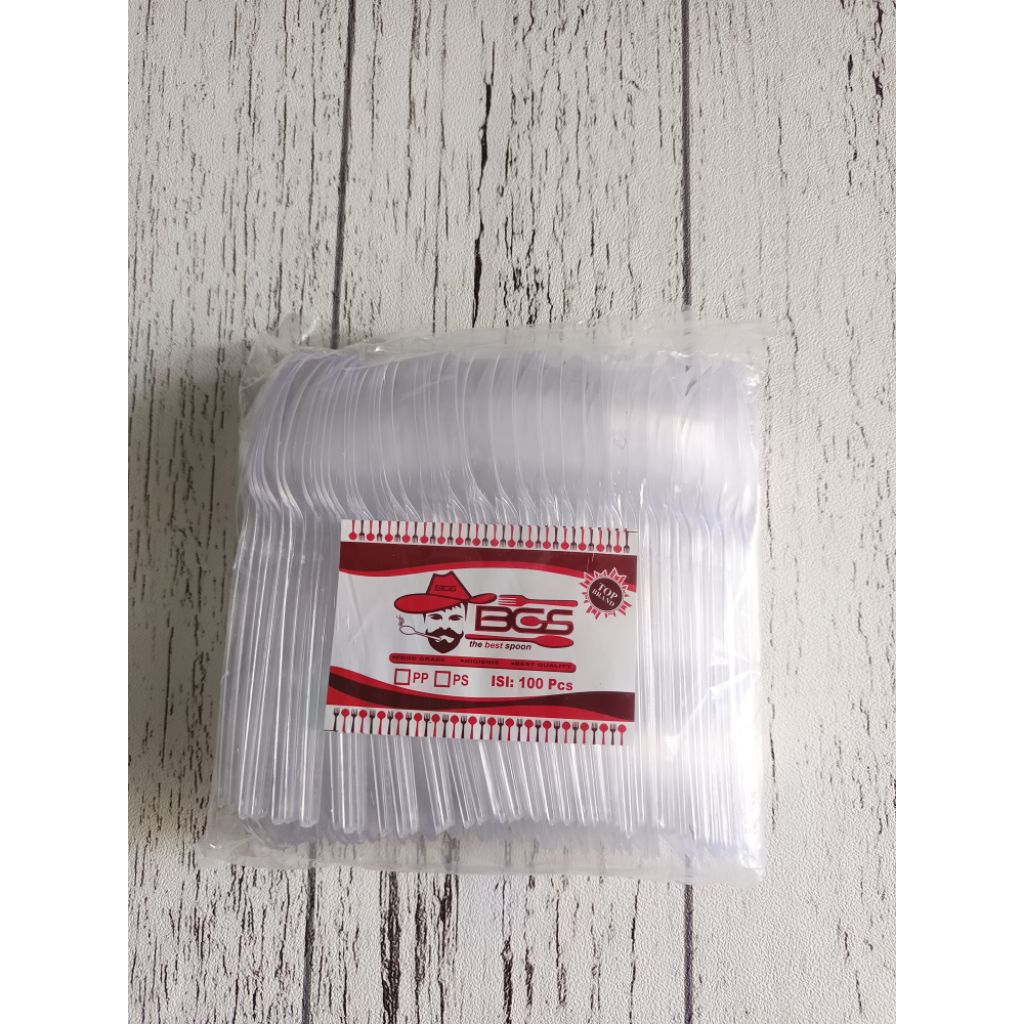 Jual Sendok bening / garpu bening isi (100pcs) | Shopee Indonesia