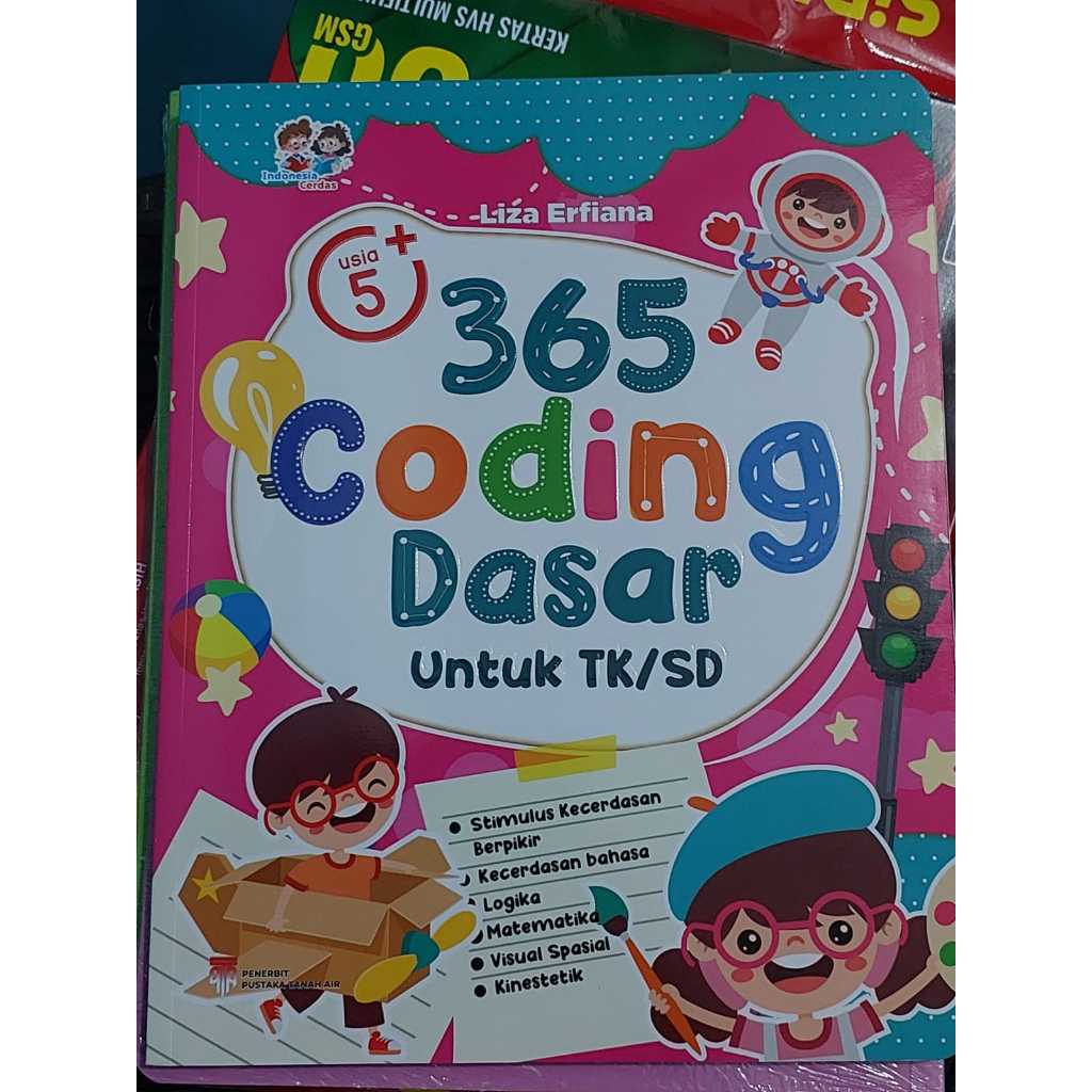 Jual 365 Coding Dasar untuk TK/SD kecerdasan bahasa logika visual ...