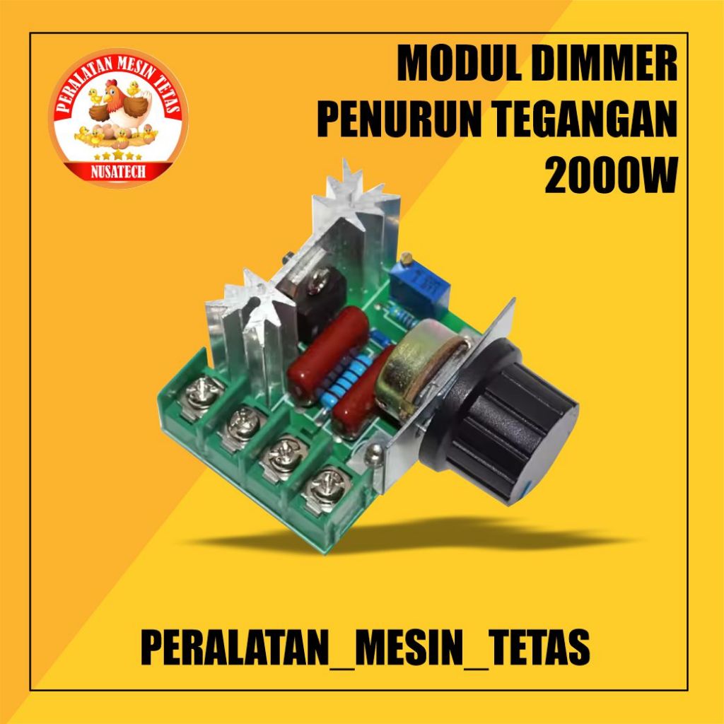 Jual Dimmer AC 220V 2000W Speed Controller SCR Voltage Regulator ...