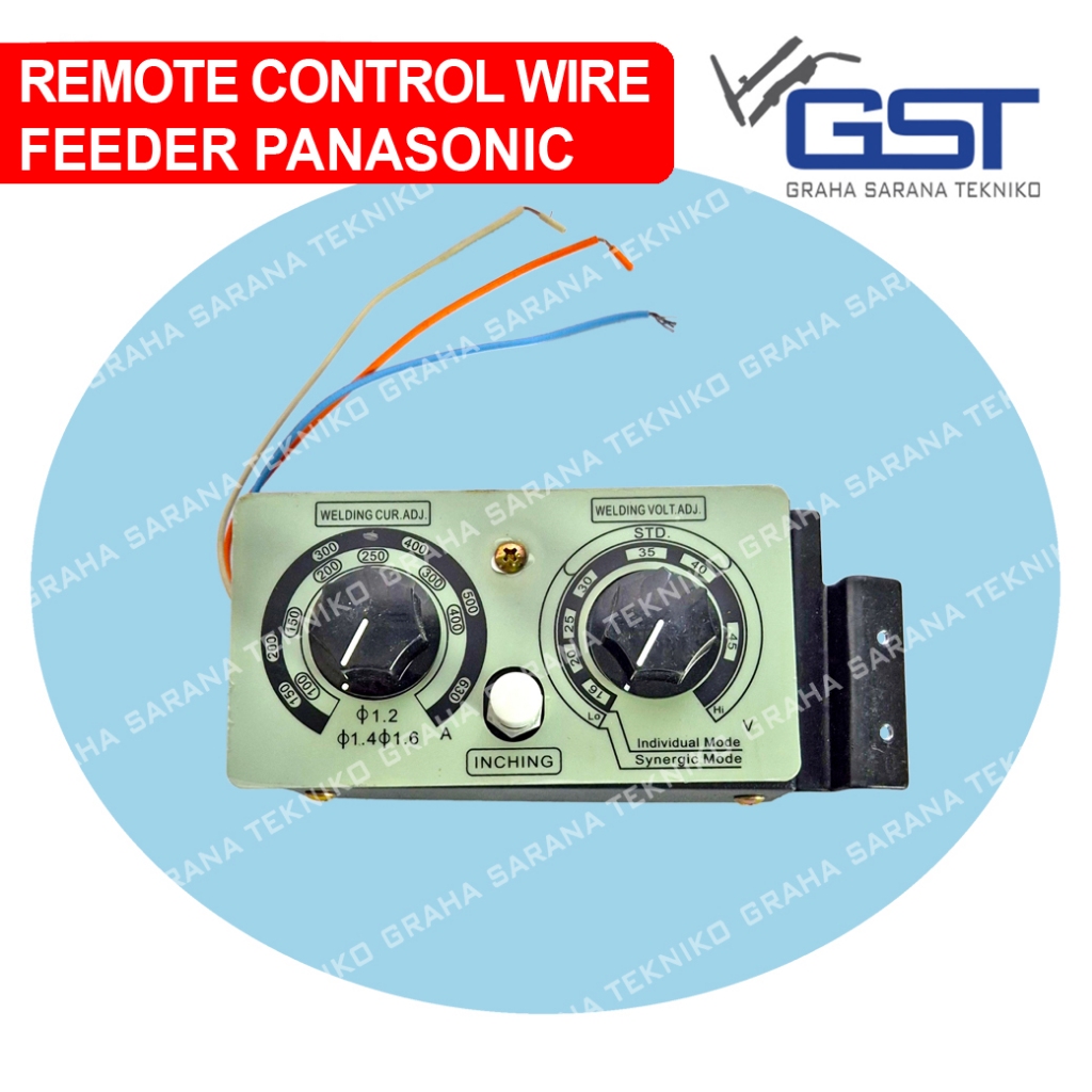 Jual Panel Control Kotak Kontrol 3 Kabel MIG Wire Feeder Pana - Remote ...
