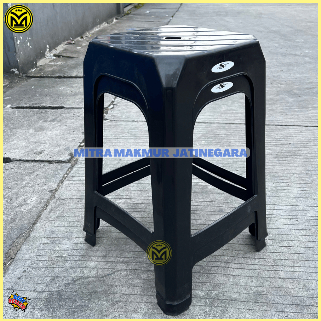 Jual BANGKU PLASTIK BAKSO HITAM KOMET GMCC KURSI PLASTIK MURAH KOKOH ...