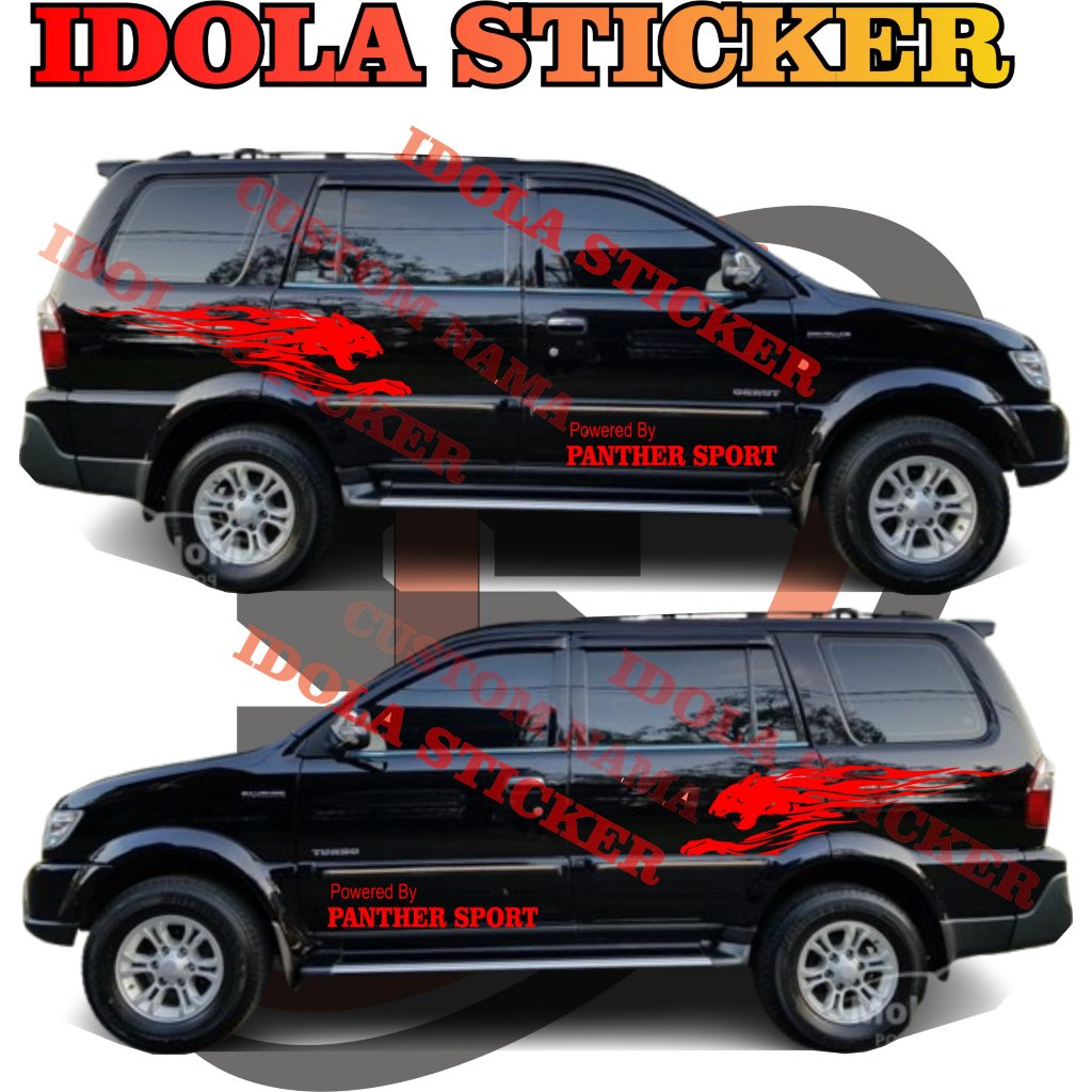Jual STICKER MOBIL STICKER LIST BODY SAMPING ISUZU PANTHER TERBARU ...