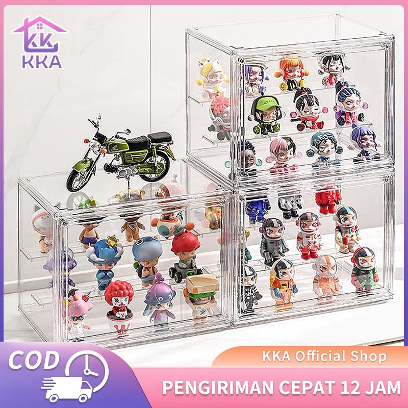 Jual Action Figure Box Display Box Full Acrylic Blind Box Bricks Kotak ...
