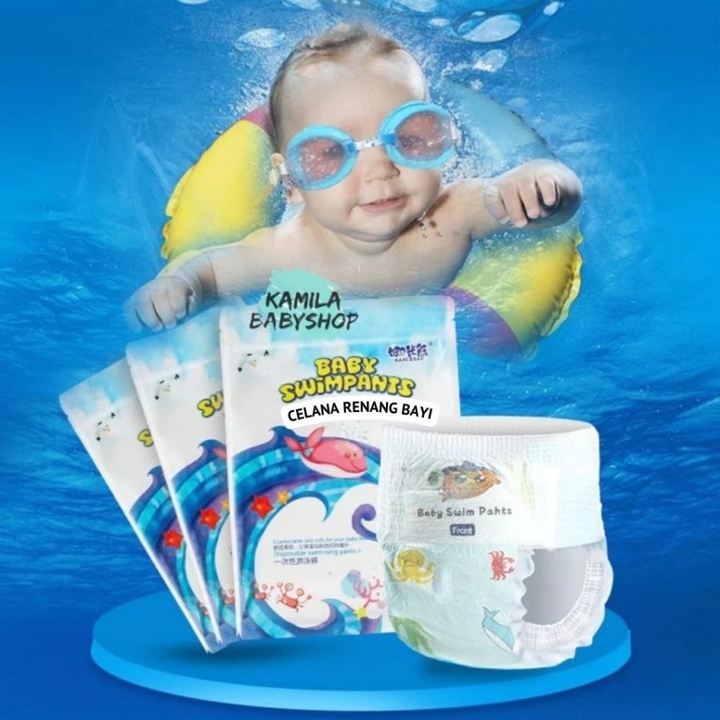 Jual Popok Celana Renang Pampers Anak Bayi Tahan Air Balita Sekali ...