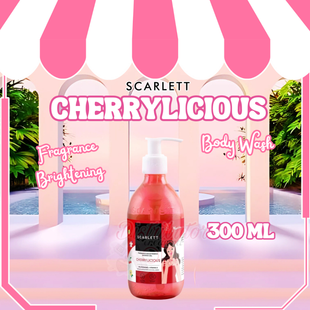 Jual Scarlett Fragrance Brightening Shower Gel Cherrylicious | Body ...