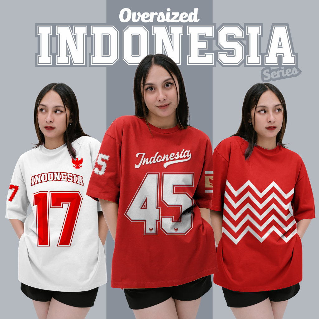 Jual Co.Style Kaos Agustusan Kemerdekaan Indonesia | Atasan Wanita Merah Putih Lengan Pendek ...