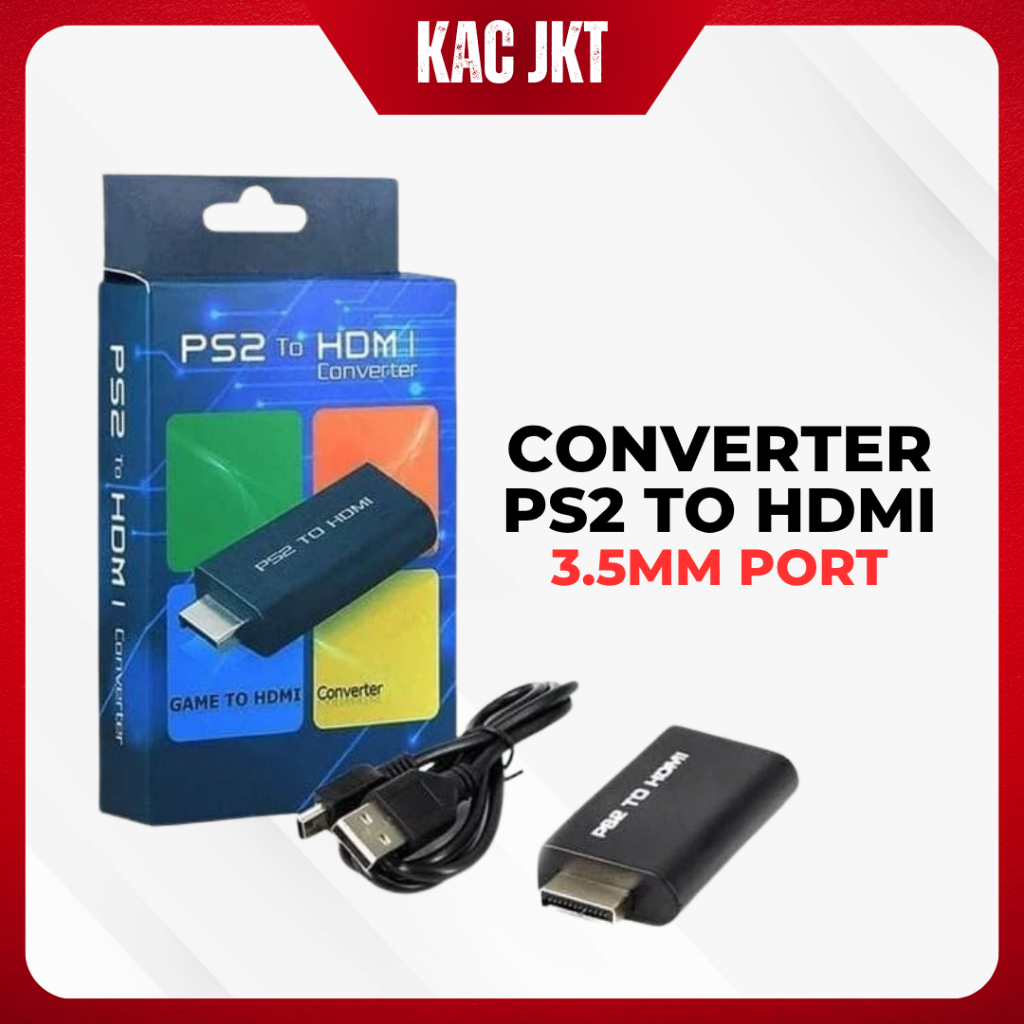 Jual Convertor Hdmi Ps2 Converter Ps2 Konverter Ps2 Convertor Ps2 Ps3 ...