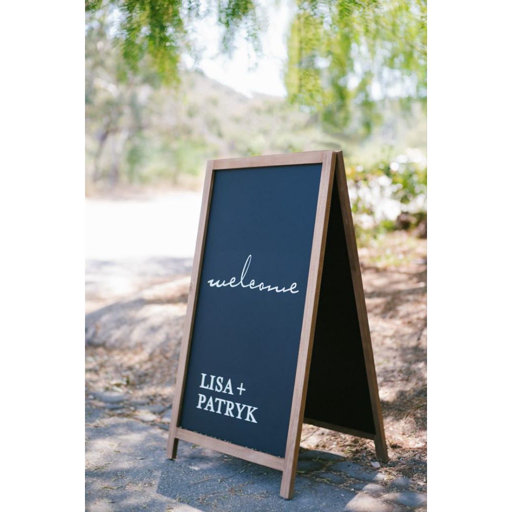 Jual Blackboard 2 sisi, papan menu caffe, stand menu caffe | Shopee ...