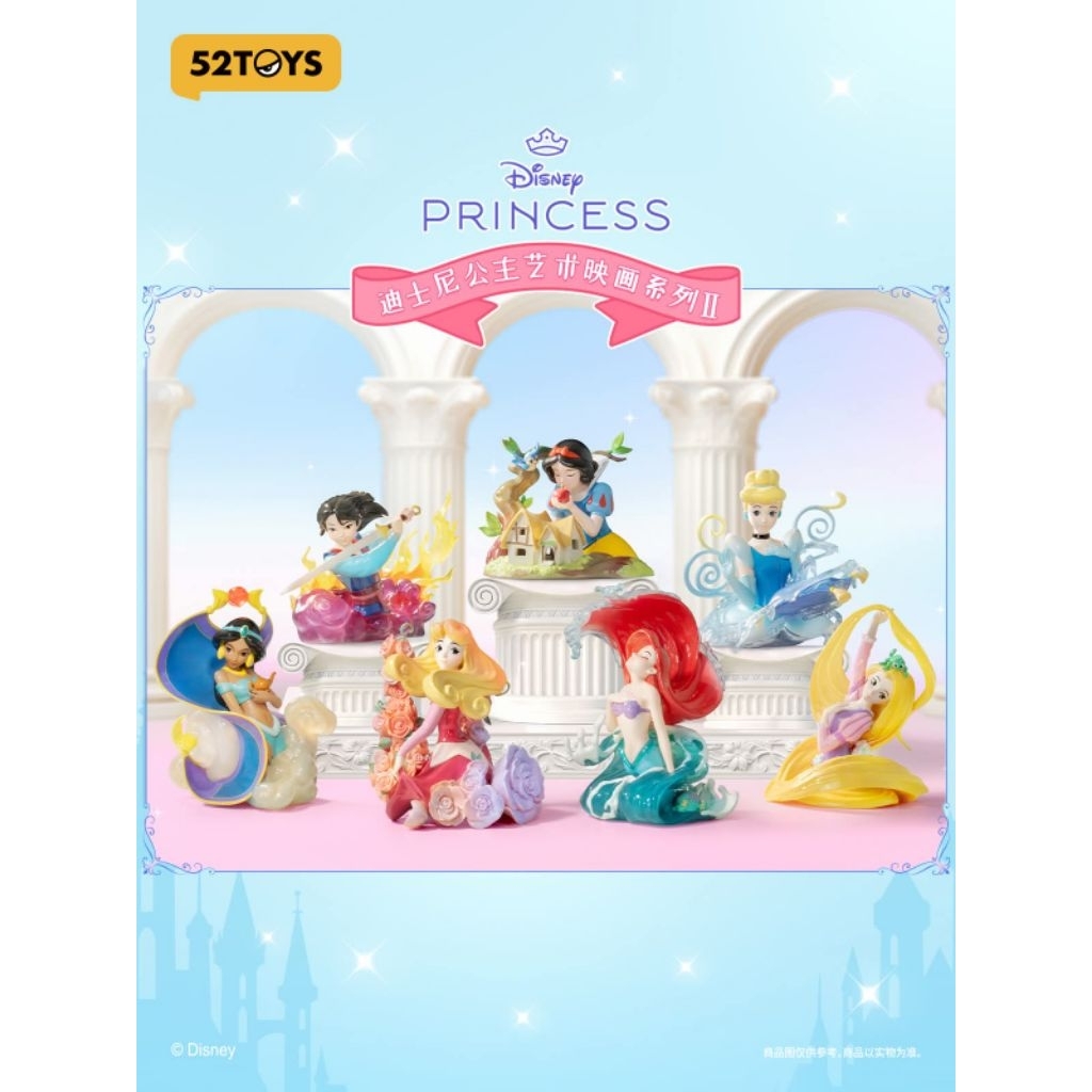 Jual SELECTED 52TOYS 52 TOYS Disney Princess Art Gallery Series 2 Blind Box Blindbox Figure ...