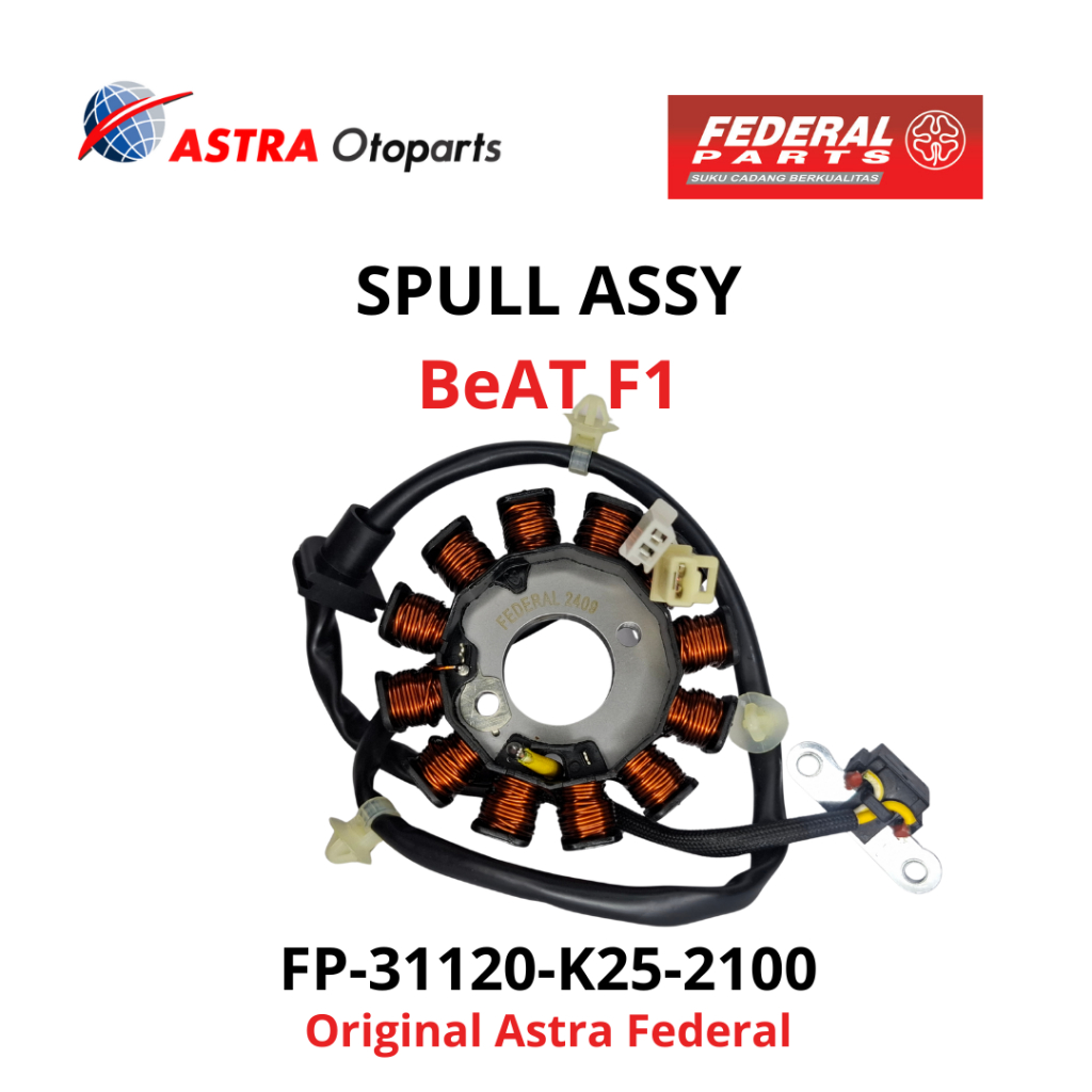 Jual Spull Assy /Stator Comp Motor Beat F1, Scoppy F1, Spacy F1 K25 ...