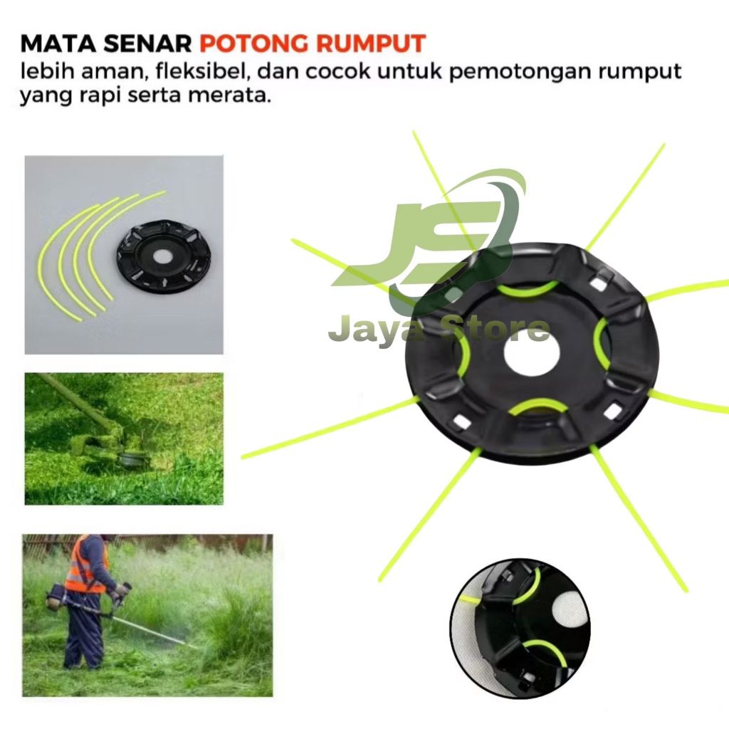 Jual Mata Pisau Senar Cover Blade Nylon Tali Senar Mesin Potong Rumput ...