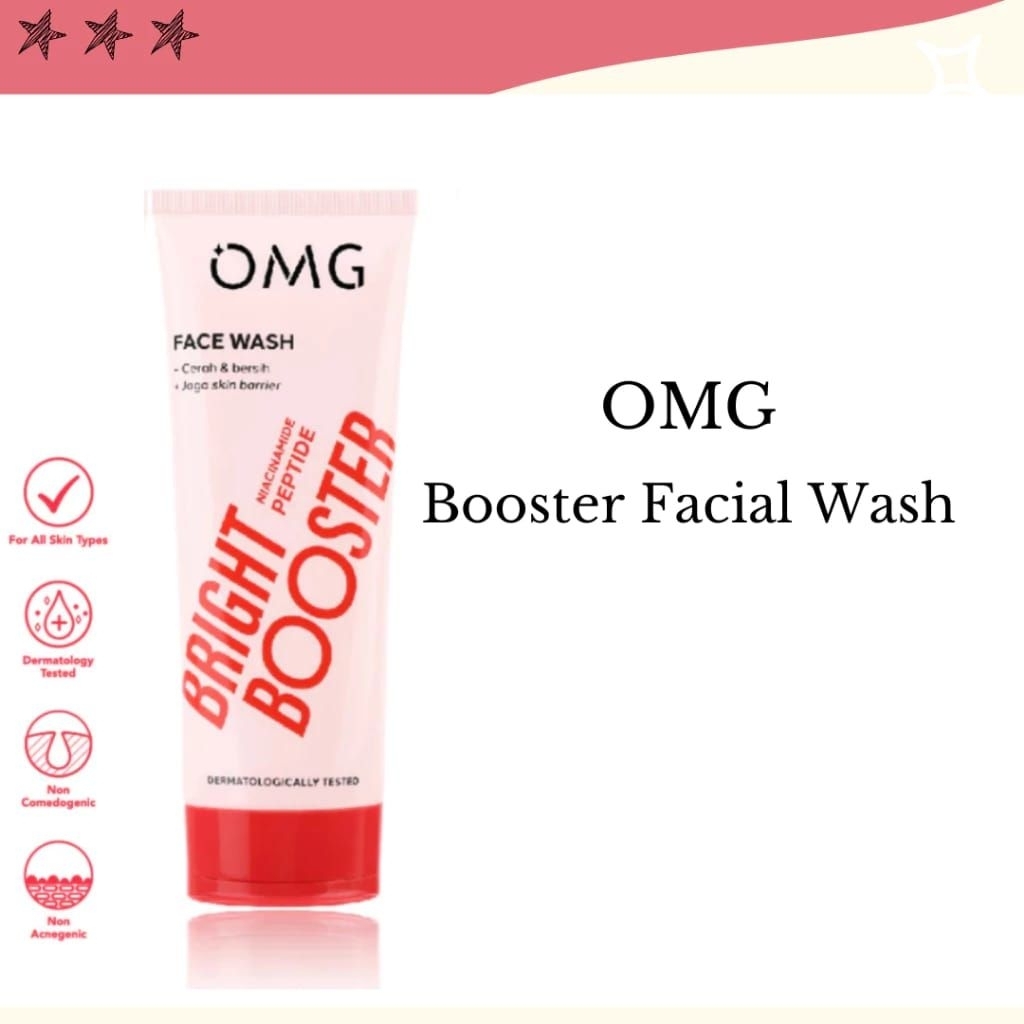 Jual OMG Bright Booster Face Wash 50ml | Shopee Indonesia