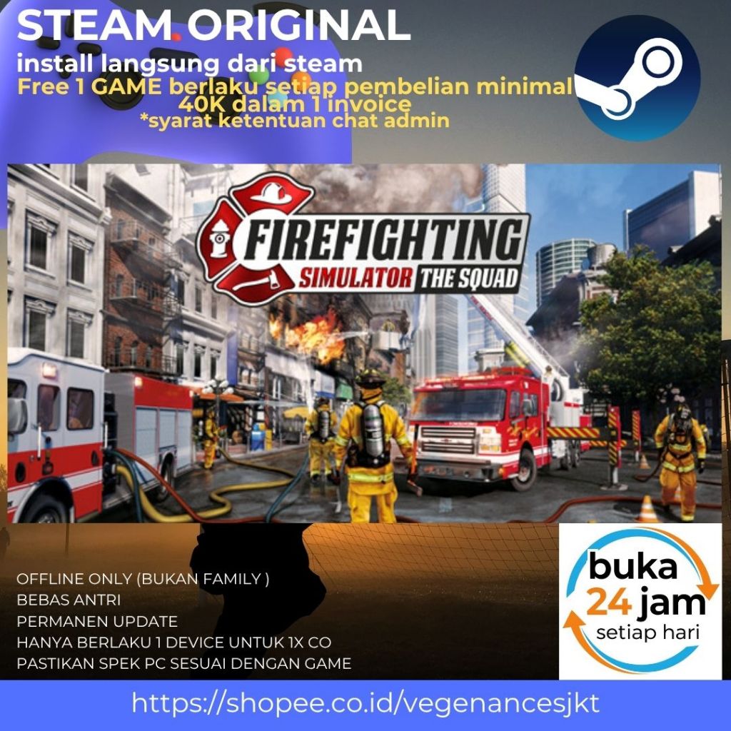 Jual Firefighting Simulator - The Squad PC Game Original + Latest ...