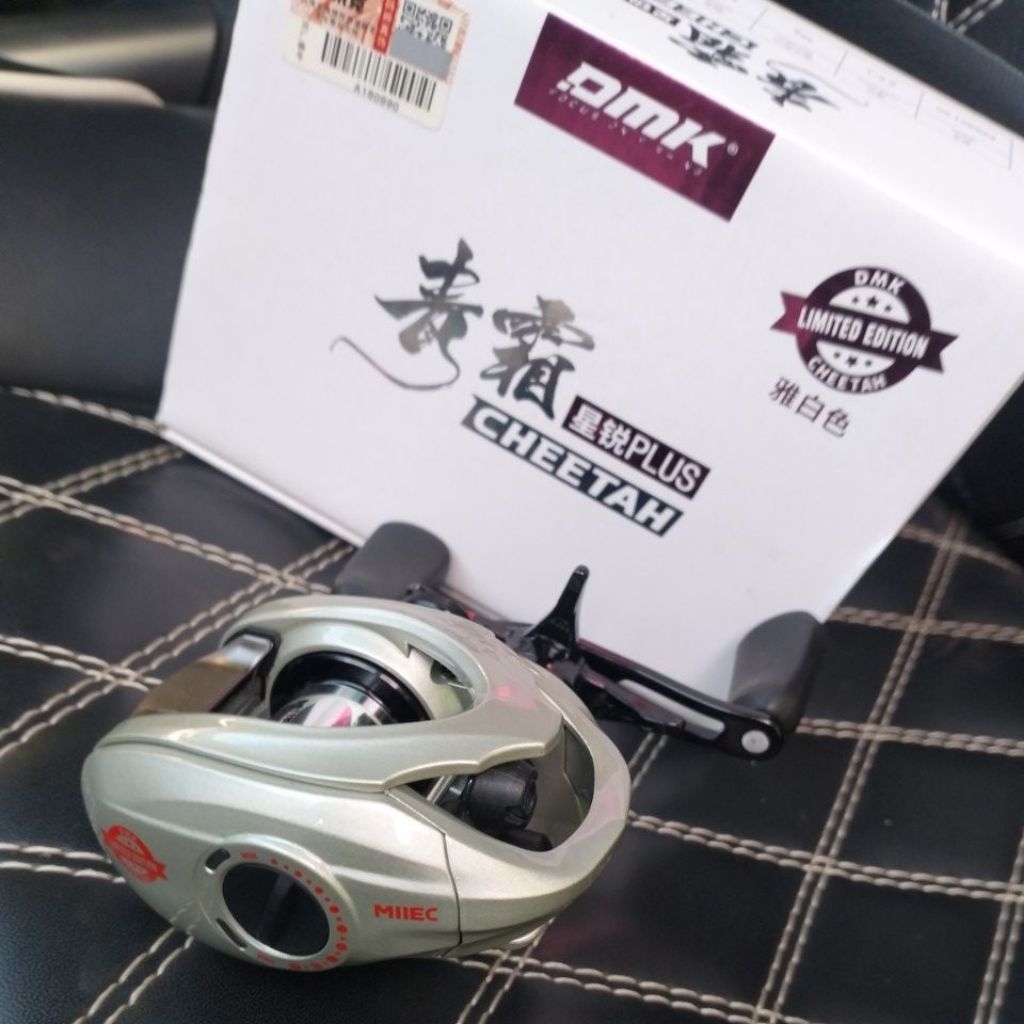 Jual Reel BC DMK Cheetah DC white& gray | Shopee Indonesia