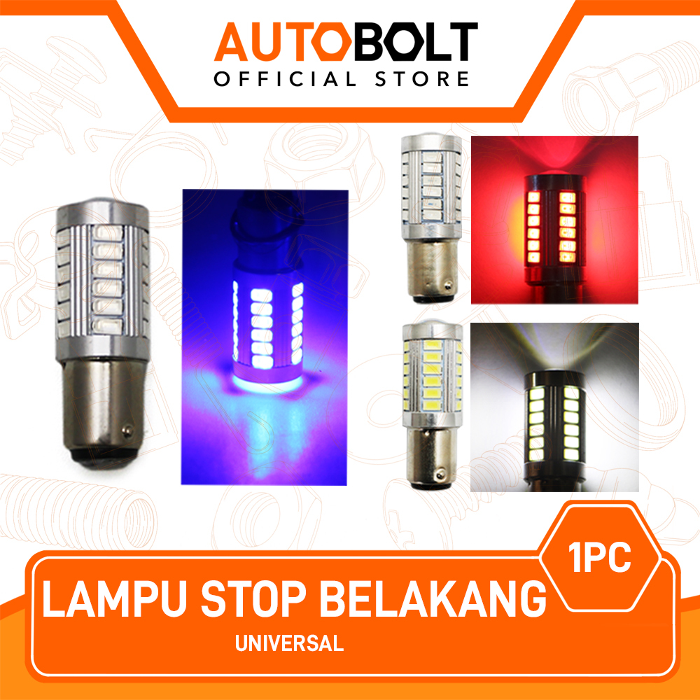 Jual Lampu LED Stop Rem Belakang BAY15D Bayonet 33 Mata SMD DC 12 Volt ...
