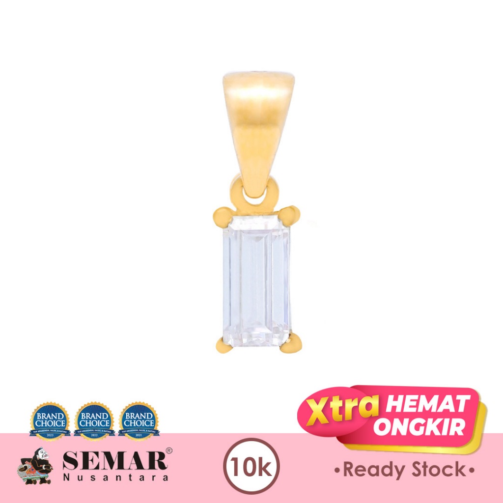 Jual Liontin Emas Avaa Emerald Cut Small Gold 10K Semar Nusantara ...