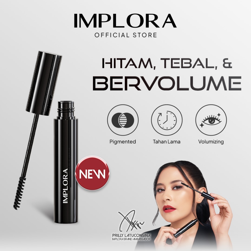 Jual Implora Urban Volume Mascara | Waterproof Maskara | Volumizing ...