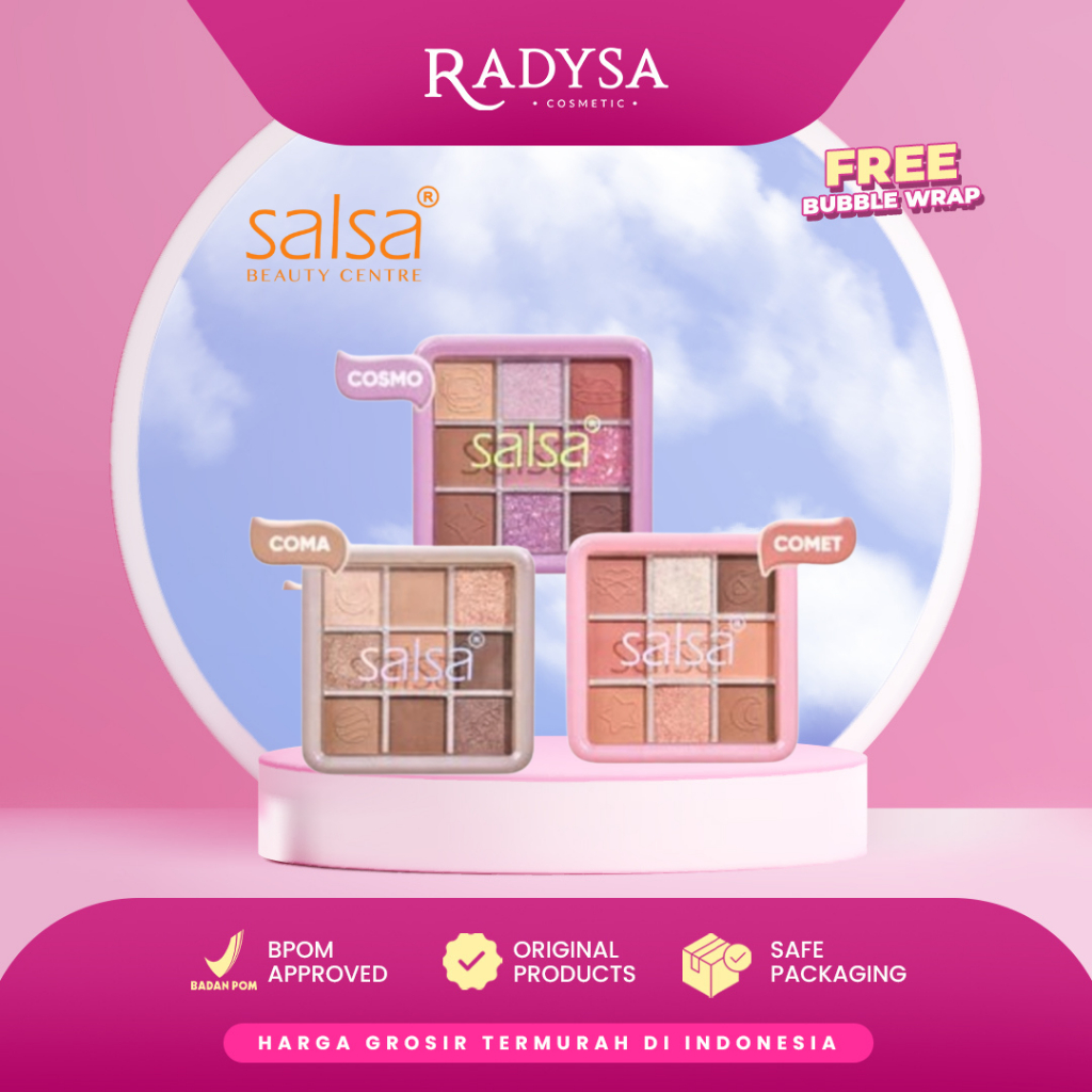Jual 𝐑𝐀𝐃𝐘𝐒𝐀 - SALSA Galaxy Eyeshadow Palette | Shopee Indonesia