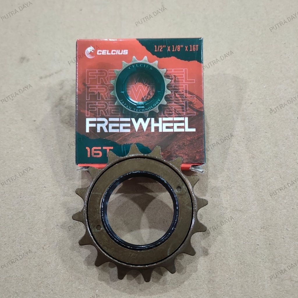 Jual Freewheel Gear Gir Kriwil Sepeda Mini BMX Gigi 16T CELCIUS ...