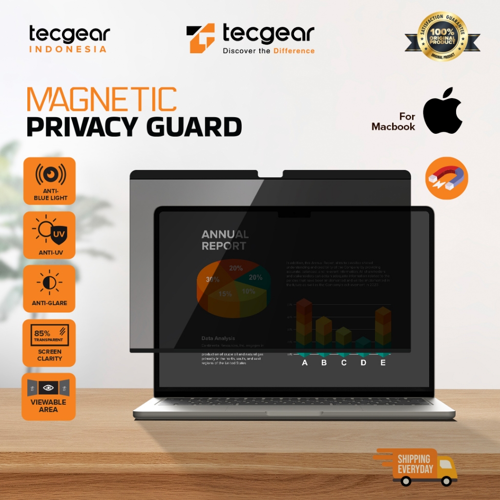 Jual Layar Film Privasi untuk Laptop Magnetic Macbook Air n Macbook Pro ...