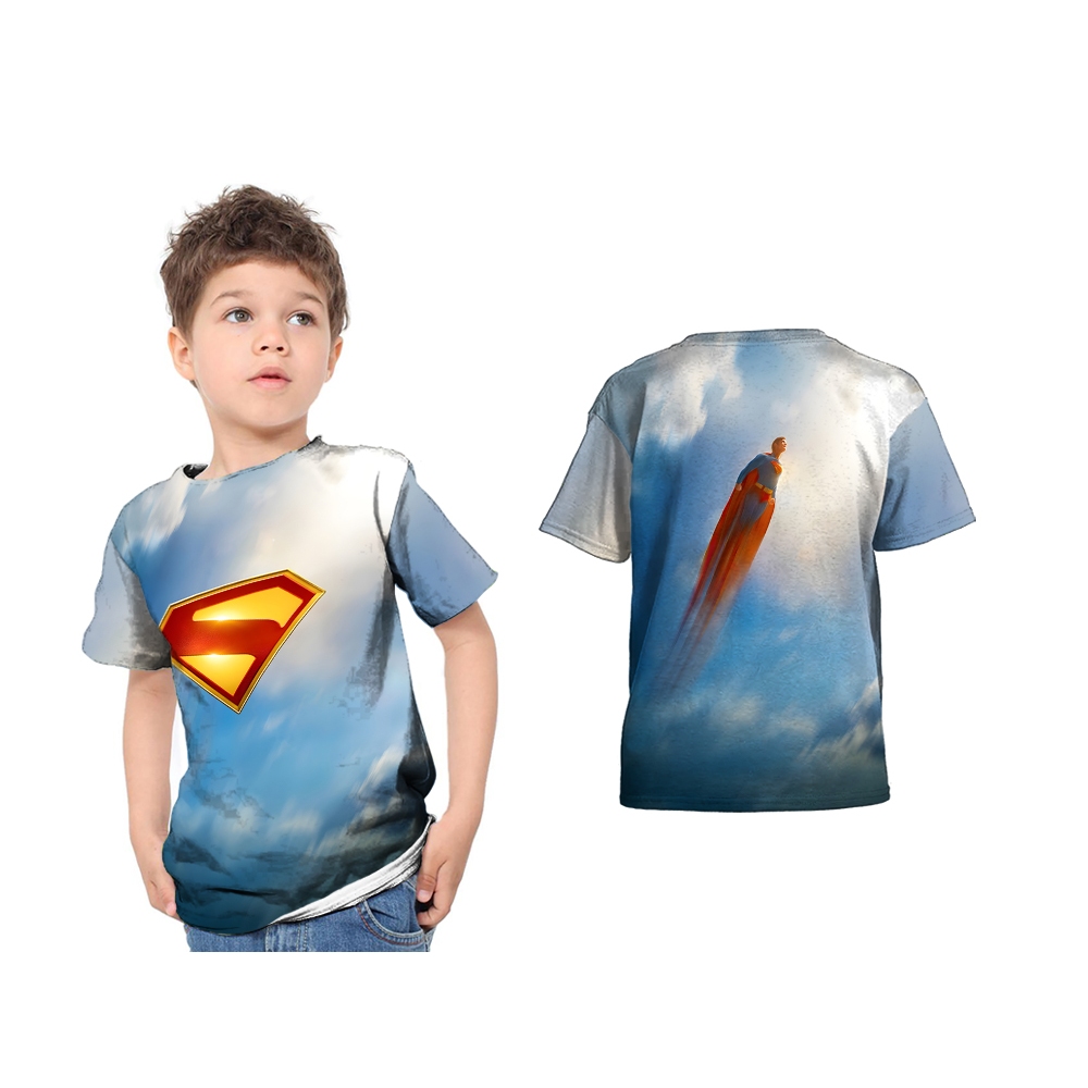 Jual Baju Kaos Jersey Anak Superman Superhero Karakter Film 2025 Custom ...