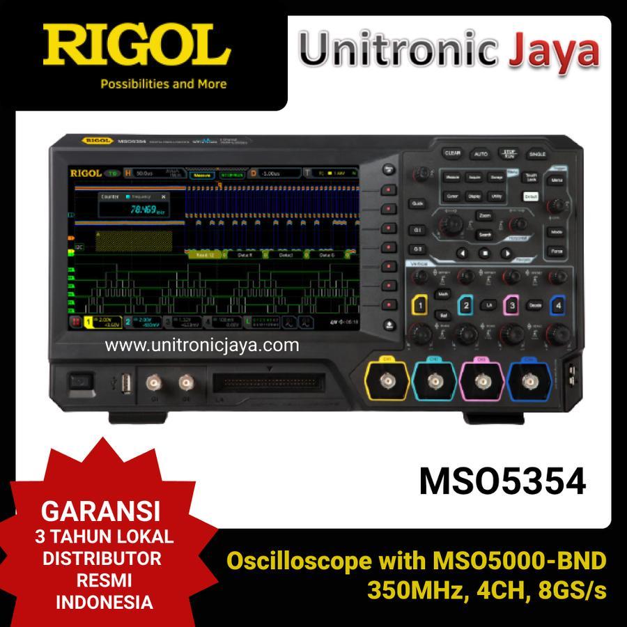 Jual RIGOL MSO5354 Digital Oscilloscope 350MHz, 4CH, 8GS/s Integrates 7 ...