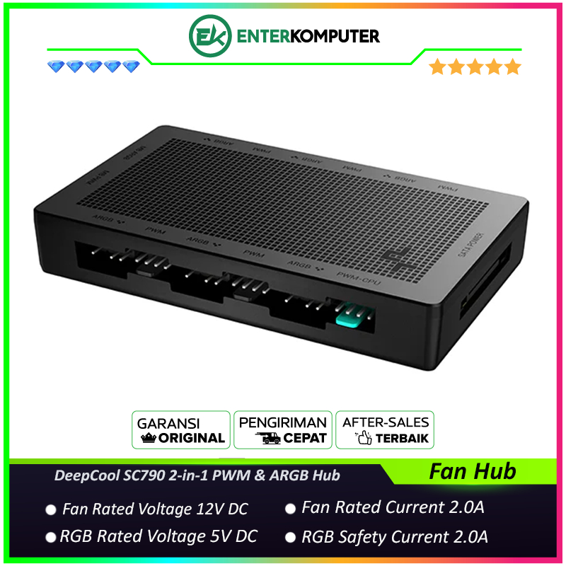 Jual DeepCool SC790 2-in-1 PWM & ARGB Hub | Shopee Indonesia