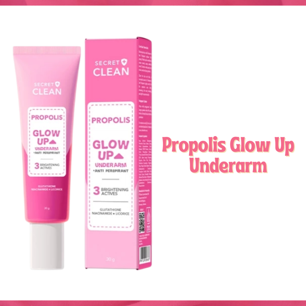 Jual Secret Clean Propolis Glow Up Underarm 30g/Deodorant | Shopee ...