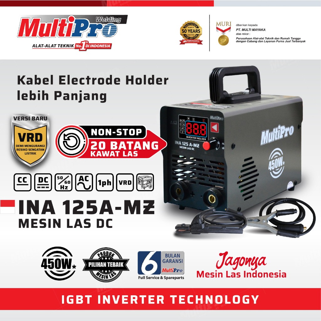 Jual Multipro Mesin Las Welding Machine DC 450W VRD On-Off TIG Optional ...